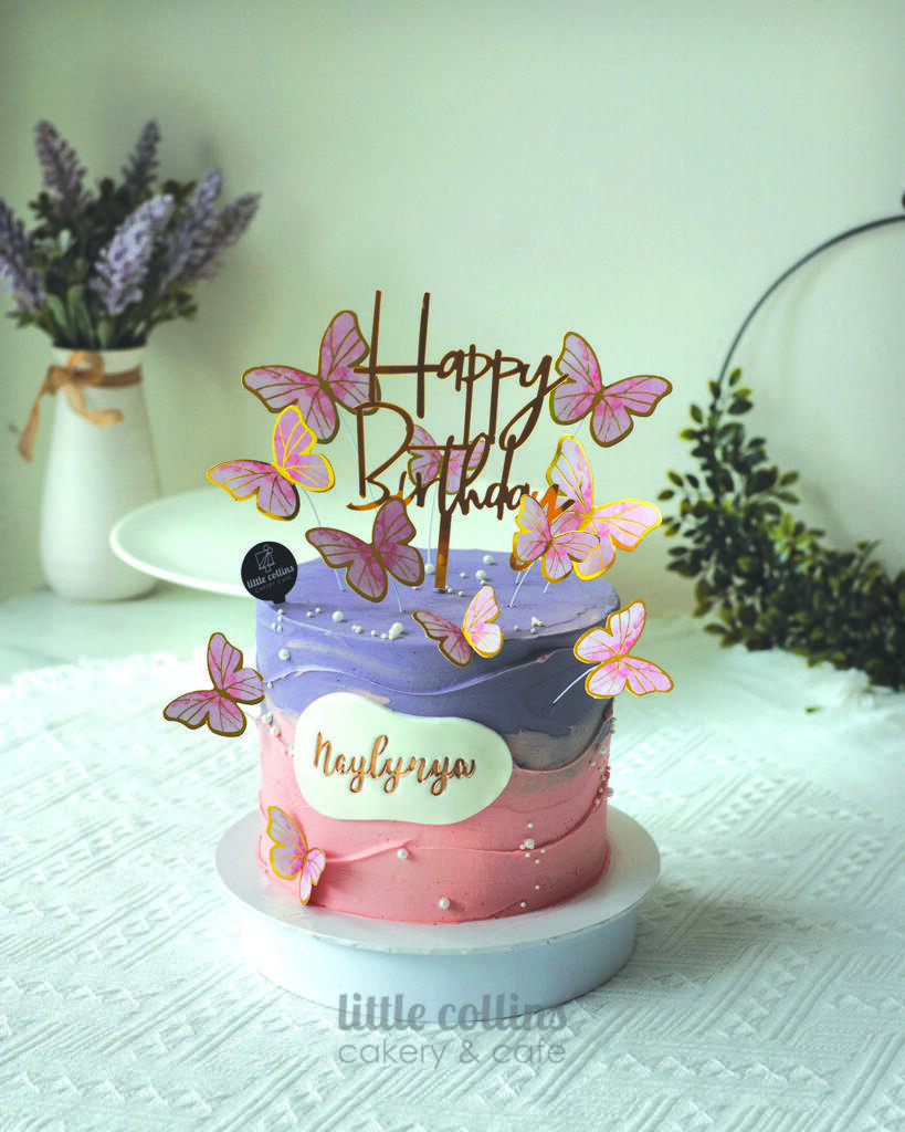 Flutter Cake | Party Cakes KL | Little Collins